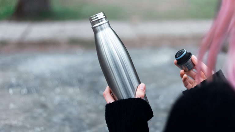 Why does the vacuum water flask make rattling noises